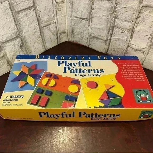 Discovery | Toys | Vintage 991 Discovery Toys Playful Patterns Shapes ...
